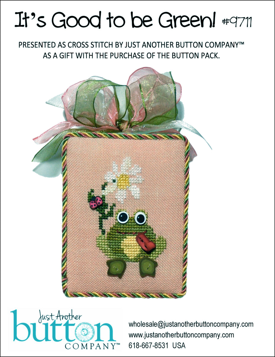 It's Good to be Green! (includes free chart) – Just Another Button Company