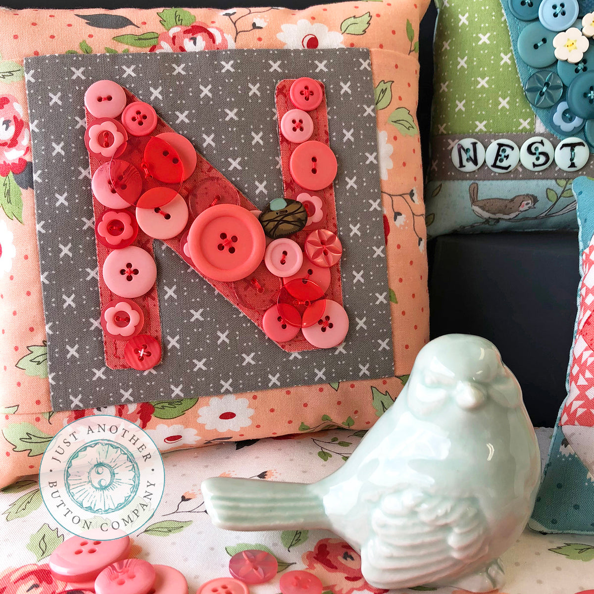 Tutorial: How To Appliqué With Buttons – Just Another Button Company