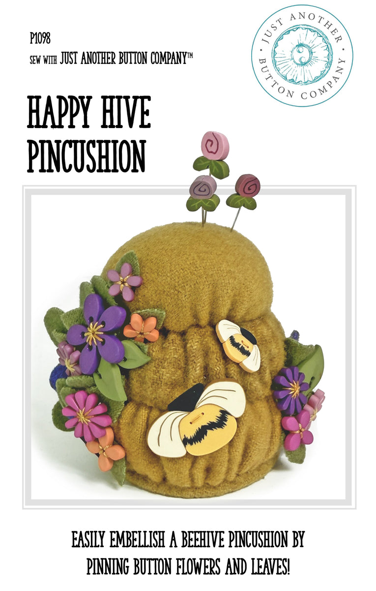 Happy Hive Pincushion Pattern – Just Another Button Company
