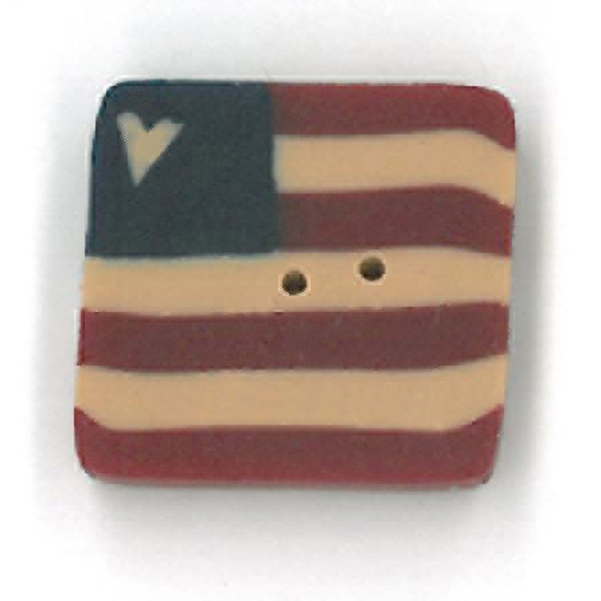 small folk art square flag – Just Another Button Company